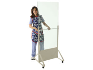 Full Acrylic Mobile Barrier - Protech Medical